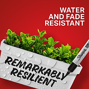 Sharpie 15661PP King Size Permanent Markers Black 4/Pack