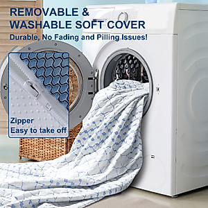 Maxzzz Firm Mattress Topper Queen, 3 Inch Queen Size Memory Foam Mattress Topper, High Density Foam Bed Topper, with Cover, Certipur-Us & Oeko-Tex Certified