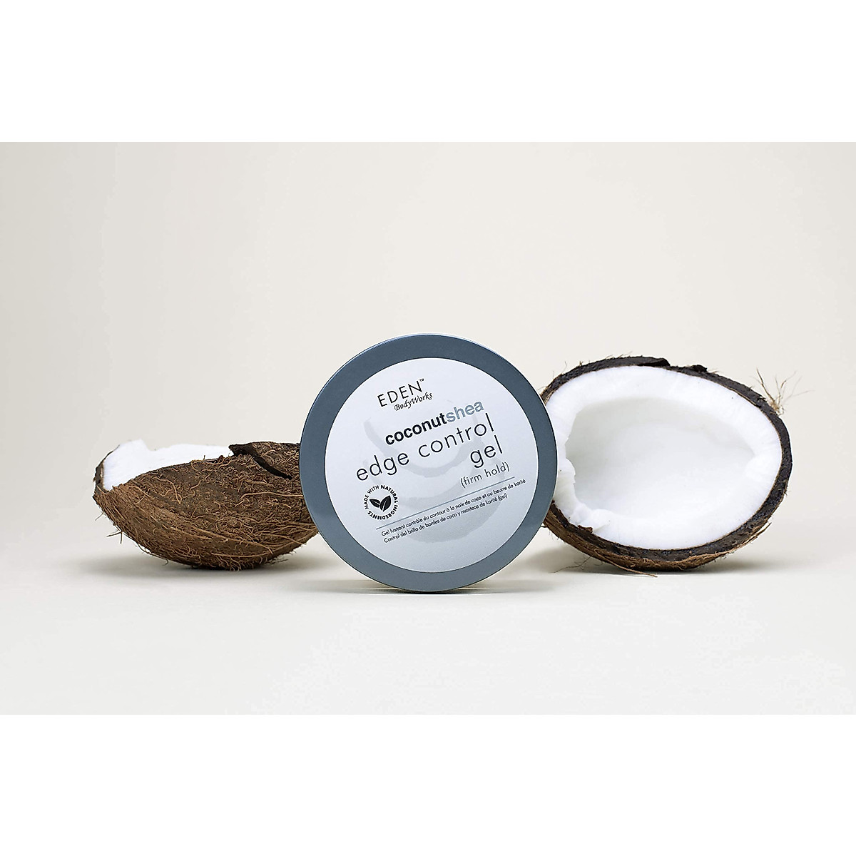 EDEN BodyWorks Coconut Shea Control Edge Glaze | 6 oz | Firm Hold, No Build Up, Moisturize, Add Shine - Packaging May Vary