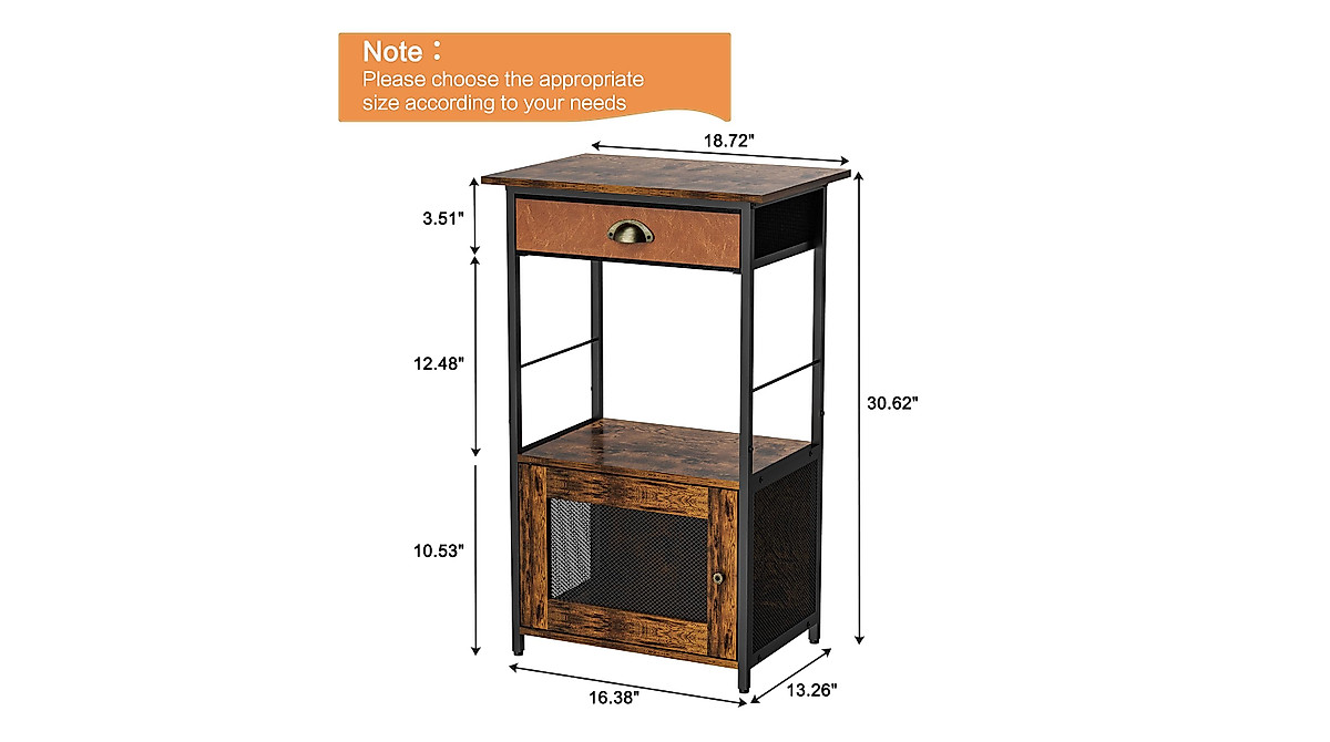 X-cosrack Farmhouse Coffee Bar Station with Storage