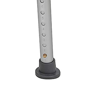 Flash Furniture HERCULES Series Tool-Free and Quick Assembly, 300 Lb. Capacity, Adjustable Gray Bath & Shower Stool