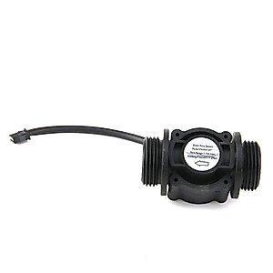 Taidacent FS400A G1 DN25 1 Inch Water Flow Sensor Tube Pulse Flowmeter Pipeline Flow Detection Water Flow Detector Sensor