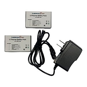 ThermalStep 5V Replacement Charger + Batteries for ThermalStep Heated Slipper
