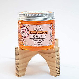 Bella & Bear Fizzy Clementine Shower Jelly, Vegan, Cruelty Free, Teen Girl Gifts 6.7oz