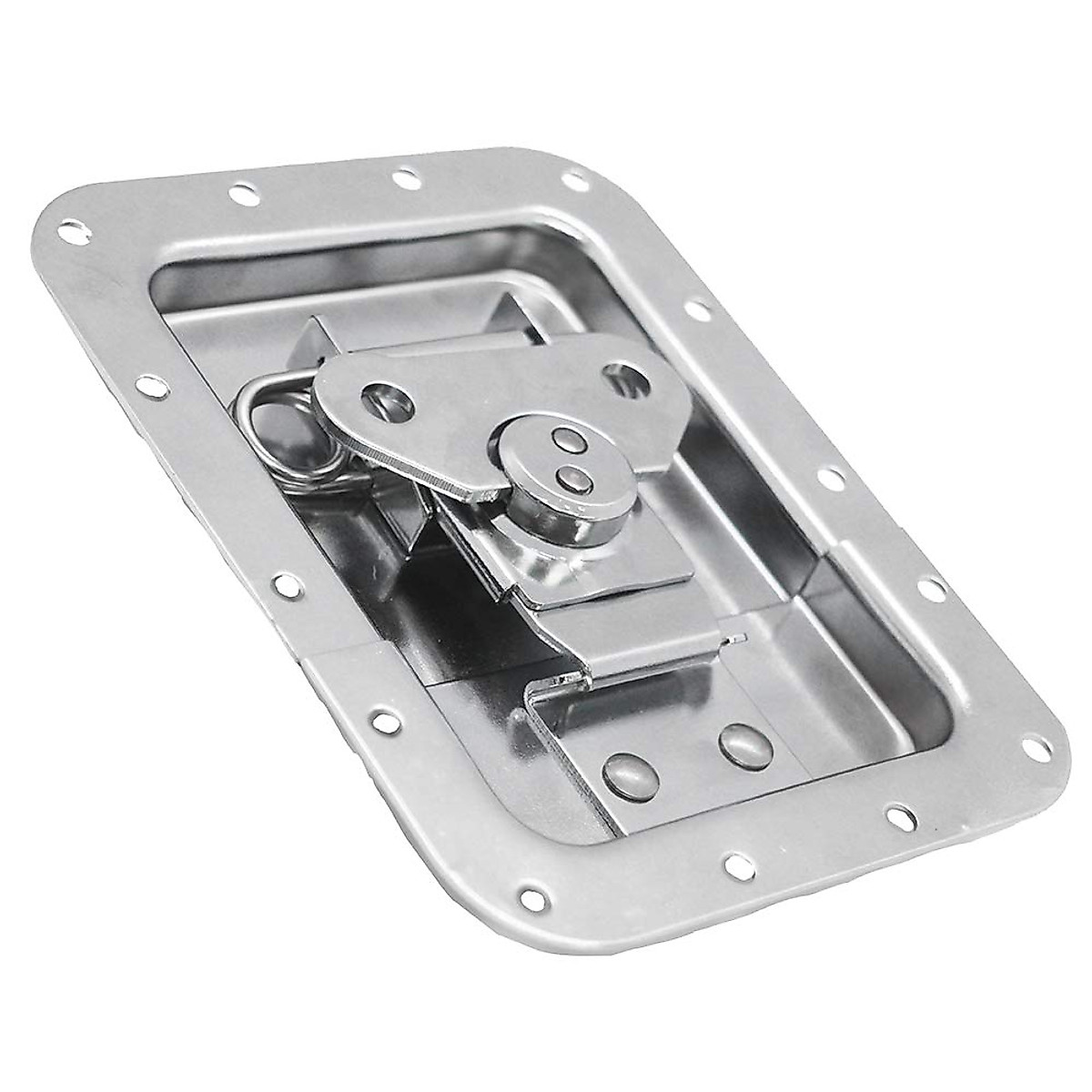 Seismic Audio - SARHW47 - Large Recessed Spring Loaded Butterfly Latch for Rack Road Case Stainless