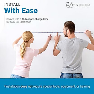 Mrcool DIY 12K BTU 4th Gen Energy Star Ductless Mini-Split Air Conditioner