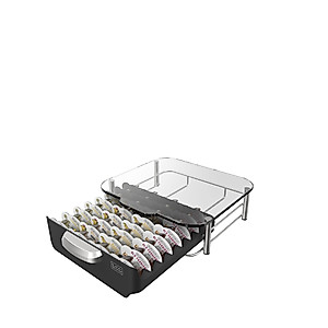 BLACK+DECKER bev by BLACK+DECKER Cocktail Maker Storage Drawer for Bartesian Capsules, Holds up to 36 Bartesian Pods, Sturdy and Stackable Pod Holder (BECS132)