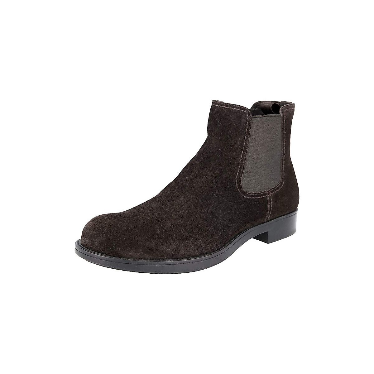 Prada Men's 2TE082 054 F0192 Brown Leather Half-Boot US 11 / EU 10 (44)