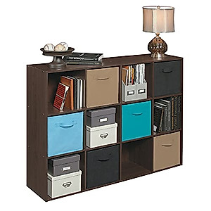 ClosetMaid 1292 Cubeicals Organizer, 12-Cube, Espresso