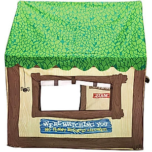 Swehouse Clubhouse Tent Kids Play Tents for Boys School Toys for Indoor and Outdoor Games Children Playhouse with Roll-up Door and Windows