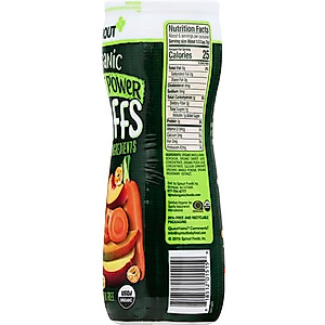 Sprout Organic Snacks Plant Power Puffs baby Food, 1.5 Oz