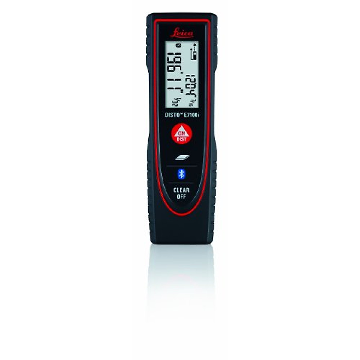 Leica DISTO E7100i 200ft Laser Distance Measure with Bluetooth, Black/Red