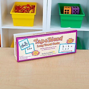 Really Good Stuff Tap and Blend Long Vowel Cards - 168 Cards