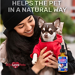 Kennel Cough Treatment ✿ Dog Cough Treatment ✿ Сat Сough ✿ Dog Cough Medicine Dietary Supplement ✿ Kennel Cough Treatment at Home for Dogs & Cats ✿ for Pets with Love ✿ 2 Oz