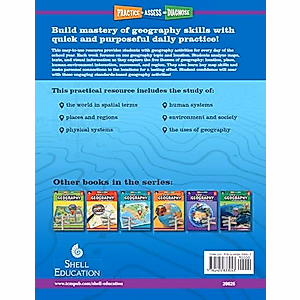 180 Days™: Social Studies, Geography for 4th Grade Practice Workbook for Classroom and Home, Cool and Fun Practice Created by Teachers (180 Days of Practice)