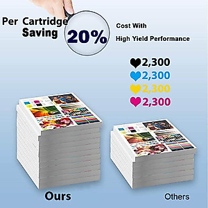 5-Pack (2BK+C+Y+M) Compatible High Capacity SP C250 (407539 407540 407542 407541) Laser Printer Cartridge Used for Ricoh SP C250dn C250sf Printer