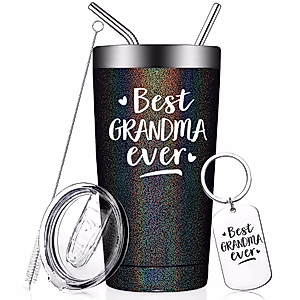 Fufendio Gifts for Grandma - Grandma Christmas Gifts - Great Grandma Gifts - Best Grandma Ever Gifts - Birthday Mothers Day Gifts for Grandma - Grandma Mug Tumbler 20oz