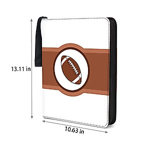 Jaragar 900 Pockets Football Card Binder for Trading Cards, Card Collector Album Holder with 50 Premium 9-Pocket Pages for Card Collection Storage