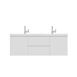 Alya Bath Paterno Bathroom Vanity, White