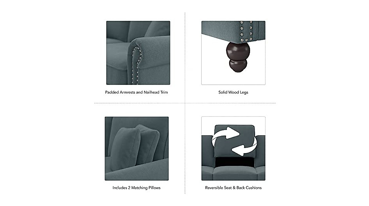 Bush Furniture Coventry Sofa - Stylish & Comfortable