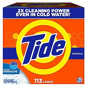 Tide Powder Laundry Detergent Original, 143 Ounce (Packaging May Vary)