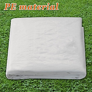 Strong Camel 12 x 20' Carport Replacement Canopy Roof Cover for Garage Shelter Carport Gazebo with Ball Bungees