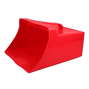 Hohopeti Garbage Cleaning Dustpan Household Dustpans Indoor Dustpans Small Dust Pan Trash Scoop Commercial Sweeping Supplies Lobby Dustpan Stackable Feed Scoop Garden Dustpans Plastic Red