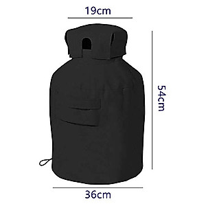 JIUCHEN Propane Tank Cover Storage Bag, 20lb BBQ Outdoor Waterproof Garden Gas Bottle Oxford Cloth Propane Tank Cover