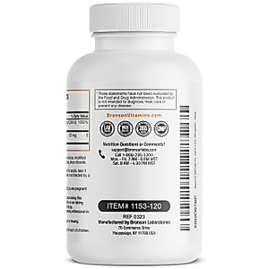 Bronson Vitamin K2 (MK7) with D3 Extra Strength Supplement Bone and Heart Health Non-GMO Formula 10,000 IU Vitamin D3 & 120 mcg Vitamin K2 MK-7 Easy to Swallow Vitamin D & K, 120 Capsules