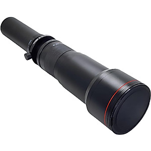 Ultimaxx 650-1300mm (w/ 2X 1300-2600) Telephoto Zoom Lens Set for Canon EOS 7D, 6D, 5D, 5Ds, 1Ds, 80D, 77D, 70D, 60D, 60Da, 40D, T7s, T7i, T6s, T6i, T6, T5i, T5, T4i, T3i, SL2, SL1