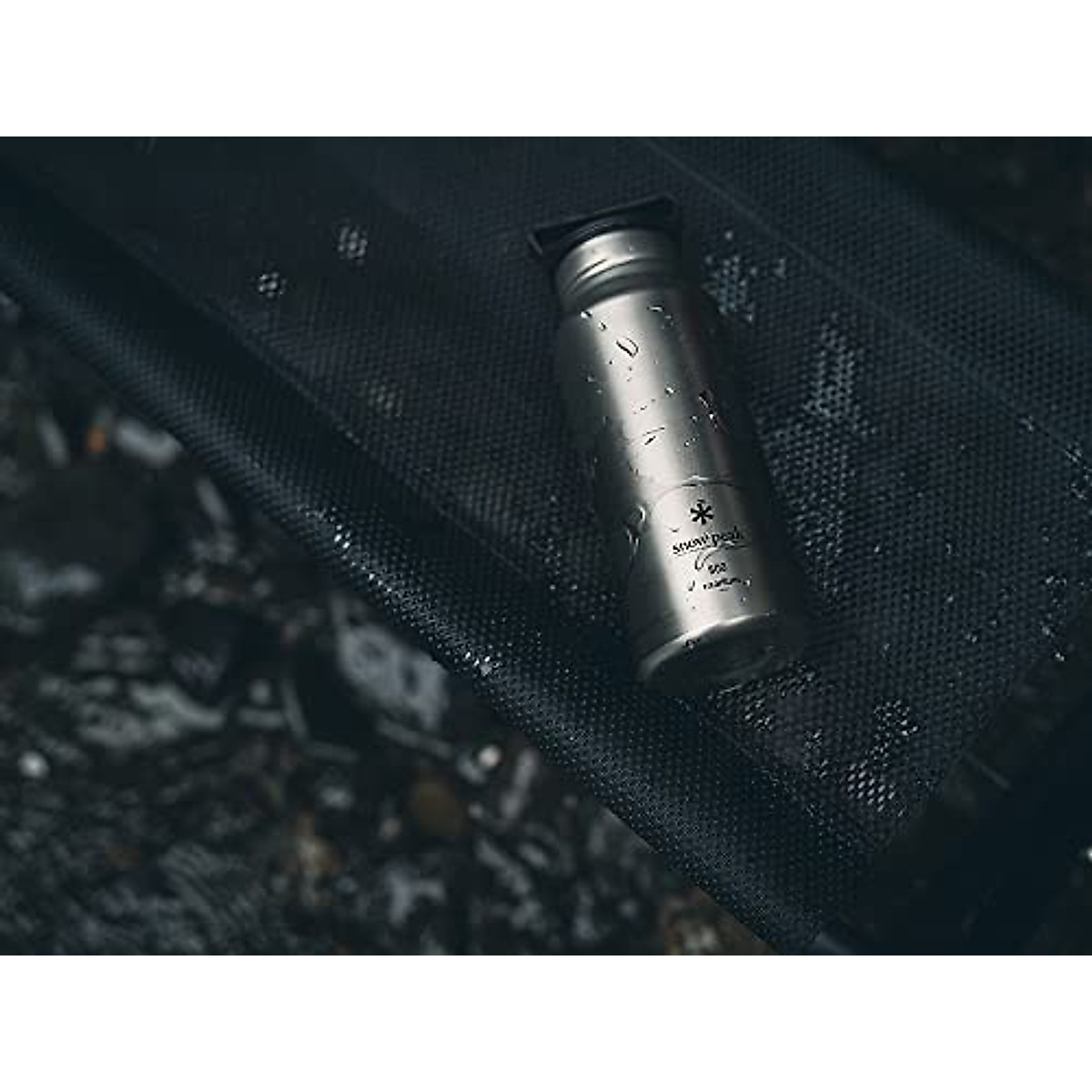 Snow Peak Ultra-Light Titanium Aurora Bottle, hiking, backpacking, taste free sports water bottle