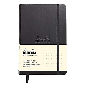 Rhodia A5 Webnotebook, Dot, Black (47391EX)