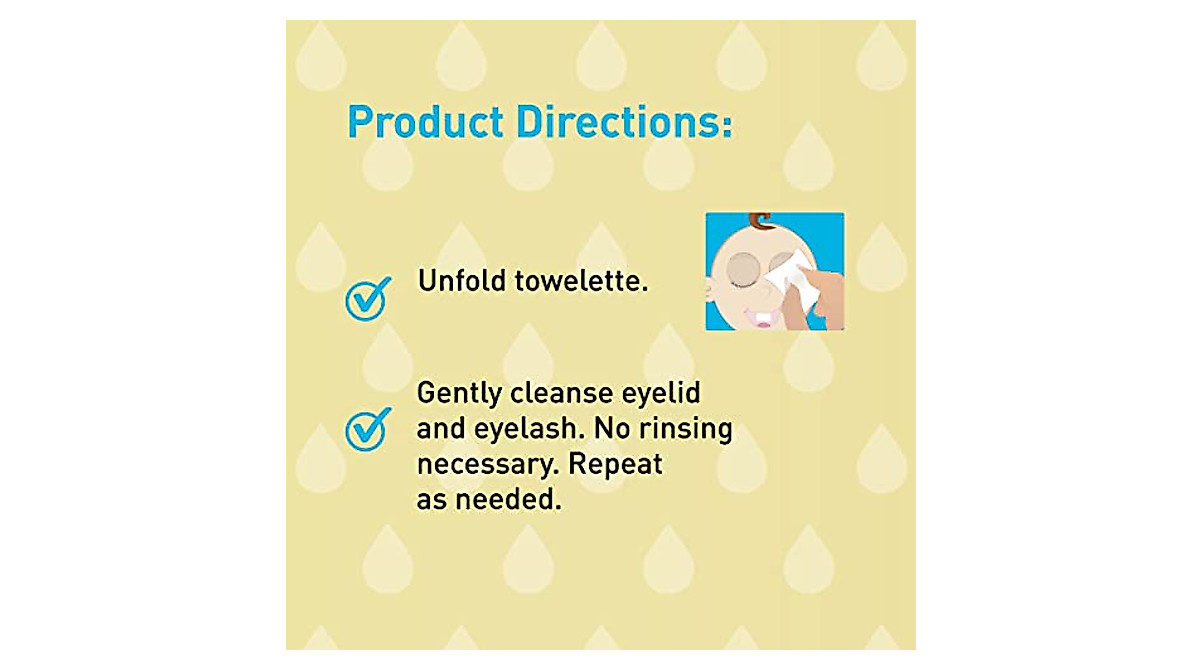 OCuSOFT Baby Eyelid Cleanser Towelettes (20 ct) - Gentle & Tear-Free