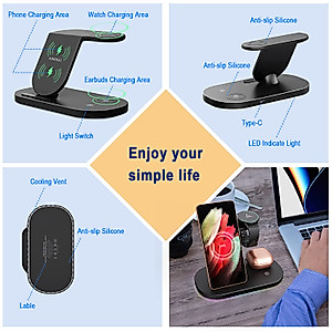 Wireless Charger Station (Black)