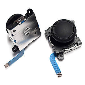 10-Pack: SuperTerrific Black Joystick/Analog Sticks/Thumbsticks for Nintendo Switch and for Nintendo Switch Lite