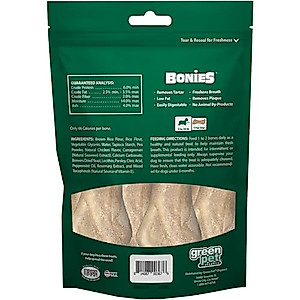 Bonies Natural Breath and Dental Formula Small-Sized Single Bone - All-Natural Ingredients, Fresh Breath, Cleans Teeth, Low Calories, Chicken Flavor, 15 Bones