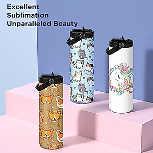 GMFINE Sublimation Tumblers Blank 20 oz Skinny Straight with Lids & Straw, Stainless Steel Insulated Sublimation Cups Blank for Mugs Tumbler Heat Press, Pack of 8