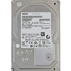 HGST Ultrastar 7K6000 4TB 7200 RPM SATA 128MB Cache 3.5" Internal Enterprise Hard Drive - HUS726040ALE610 (0F23005) (Renewed)