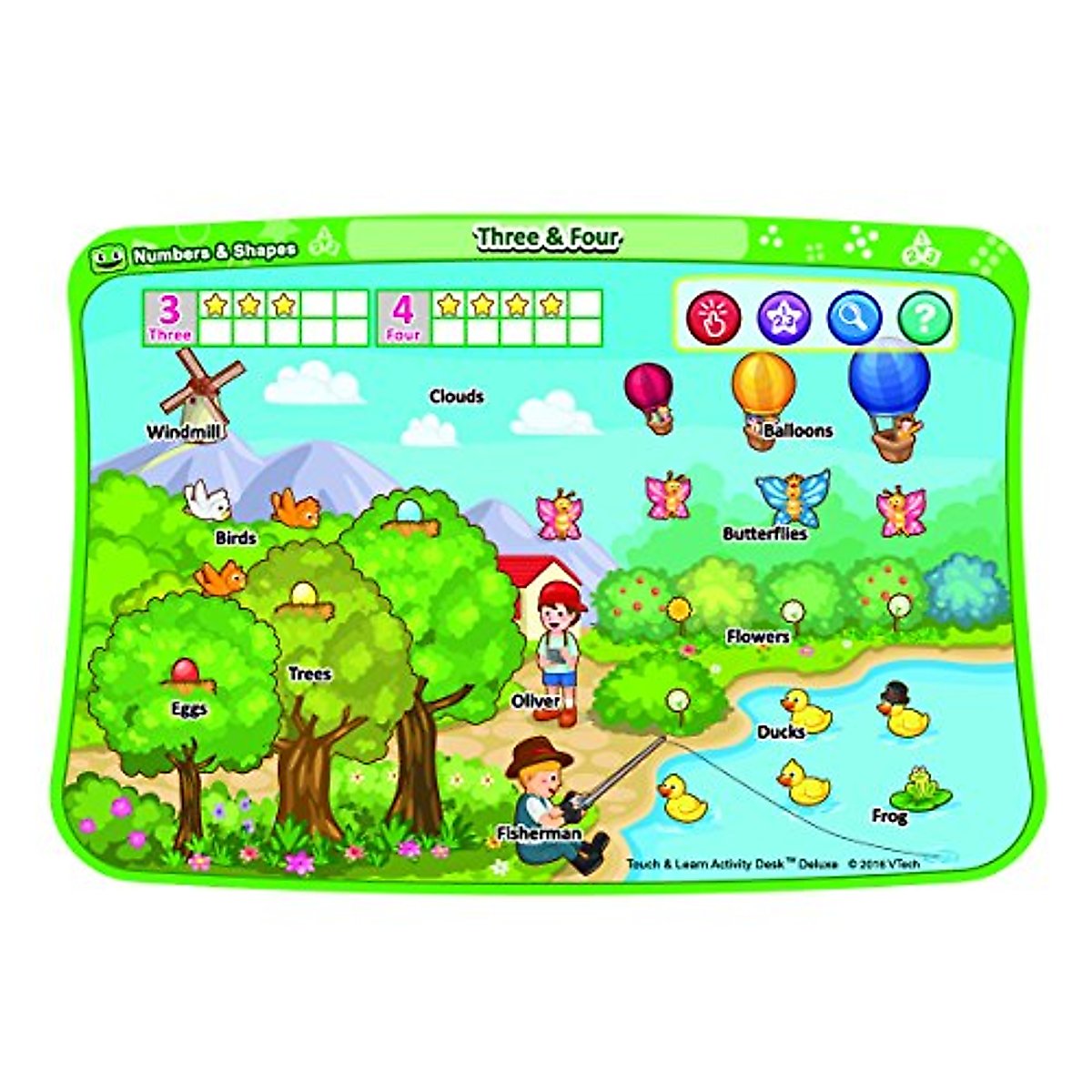 VTech Touch and Learn Activity Desk Deluxe Expansion Pack - Numbers and Shapes