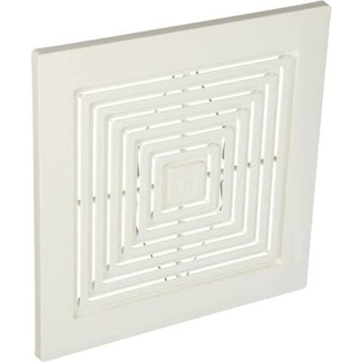 Replacement 97011723 Grille For Broan-Nutone Compatible Models 663, 670, 671, 675, 688, 689 Ventilation Fans - Plastic White Cover with Spring, Replaces OEM # S97011723, or 97011723, or BP46