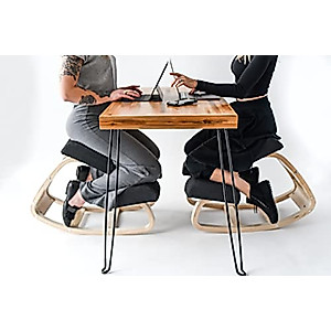 Sleekform Folding Desk Lightweight Portable Wood Table, Small Wooden Foldable No Assembly Required