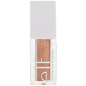 e.l.f., Liquid Glitter Eyeshadow, Long Lasting, Quick-Drying, Opaque, Gel-Based Formula, Creates High-Impact, Multi-Dimensional Eye Looks, Flirty Birdy, 0.10 Fl Oz