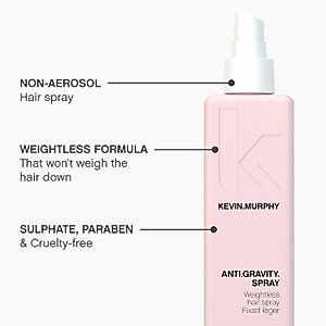 KEVIN.MURPHY ANTI.GRAVITY.SPRAY - Hair Spray for Volume & Shine - For All Hair Types - Non-Aerosol - Weightless Hair Care - 150 mL / 5.1 fl oz