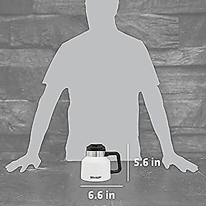 Stanley 10-02873-037 The Tough-To-Tip Admiral's Mug Hammertone Green 20OZ / .59L