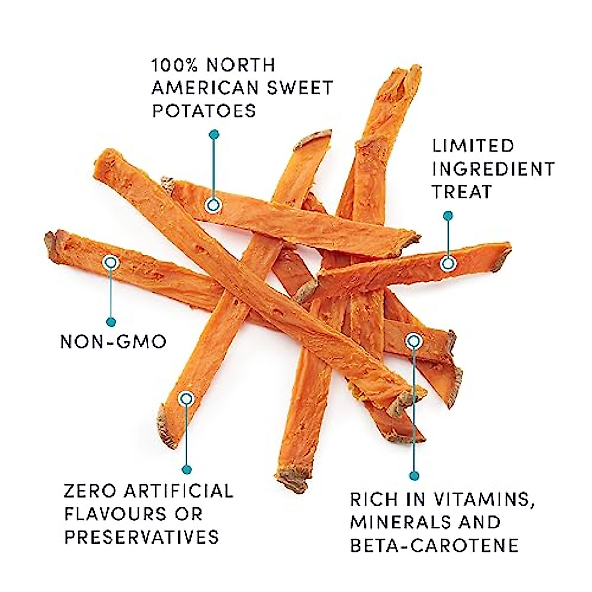 Crumps' Naturals Sweet Potato Fries 280G/9.9 Oz,Brown