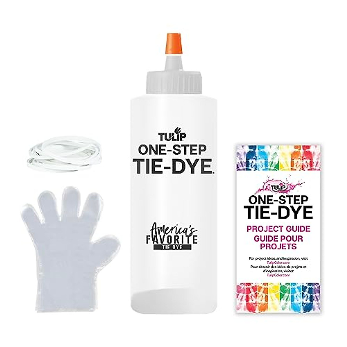 Tulip One-Step Tie-Dye Kit, Vibrant Colors for Fabric 4 fl oz, Orange