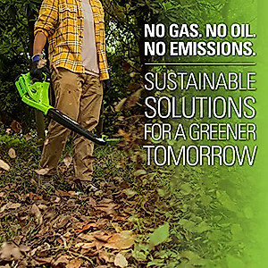 Greenworks 40V (150 MPH / 130 CFM) Cordless Leaf Blower, 2.0Ah Battery and Charger Included