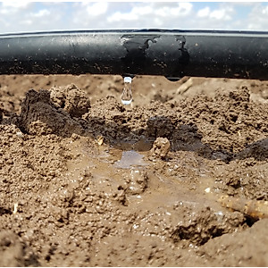 100ft Roll - Premium USA Made Drip Tape Irrigation Tubing P1 5/8 15MIL .17GPH 8" Inch Spacing Professional Agricultural Water Line