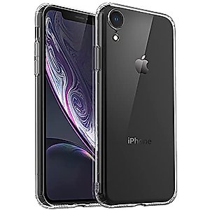 Migeec for iPhone XR Case Clear Soft Transparent Shockproof Protective Slim Thin Bumper Phone Cover for iPhone XR, 6.1 inch