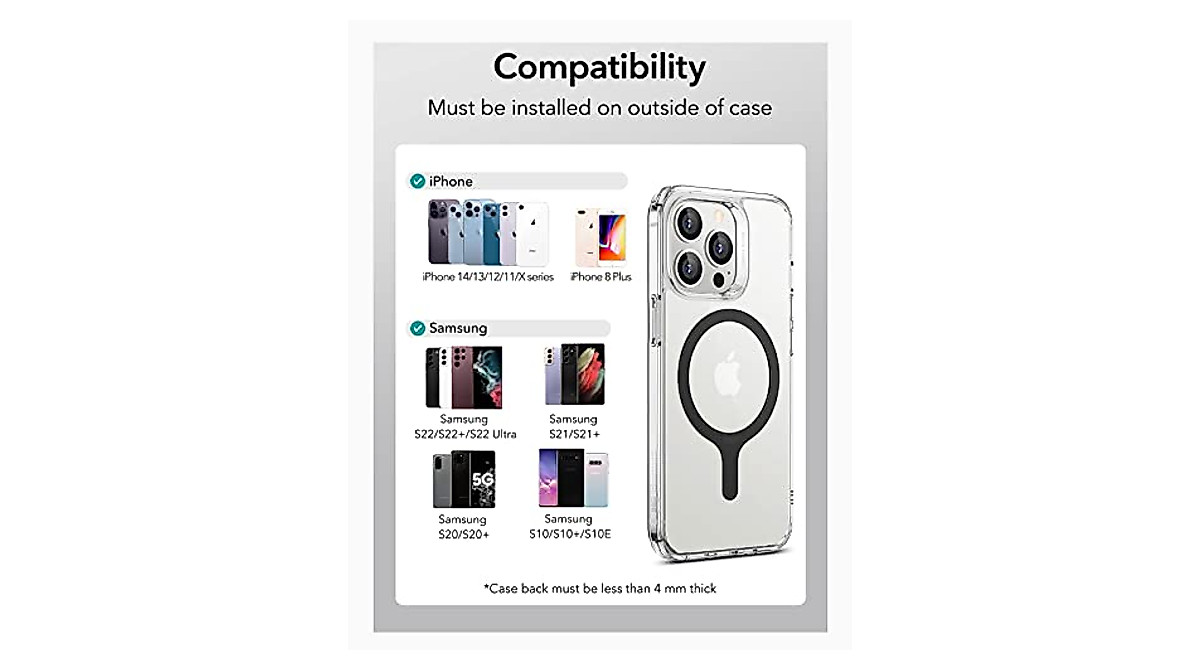 ESR Universal MagSafe Ring: Upgrade Your Phone to MagSafe